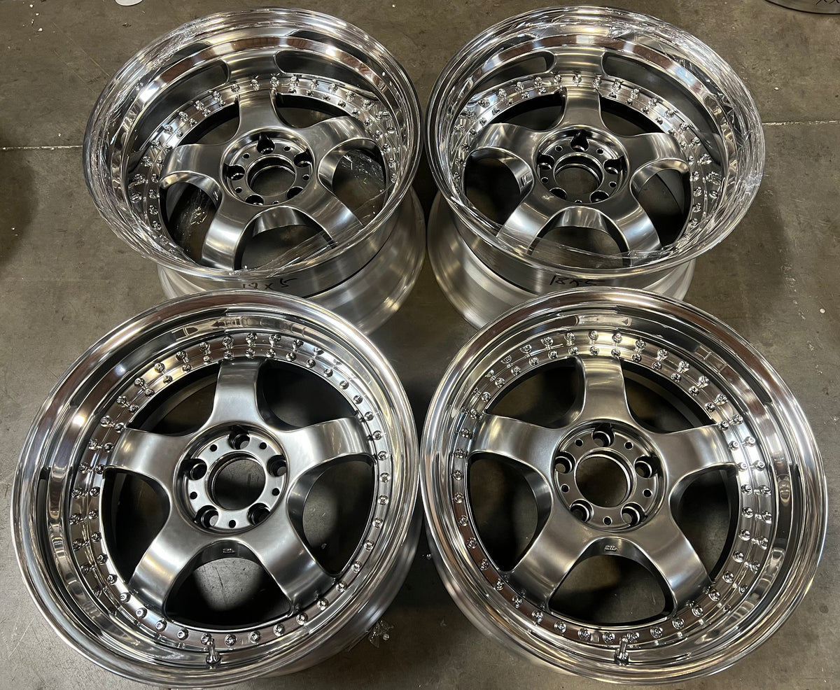 18” GMR Bishop Step 5x114.3 Hyper Black *SPECIAL PRICING* – VR Wheels