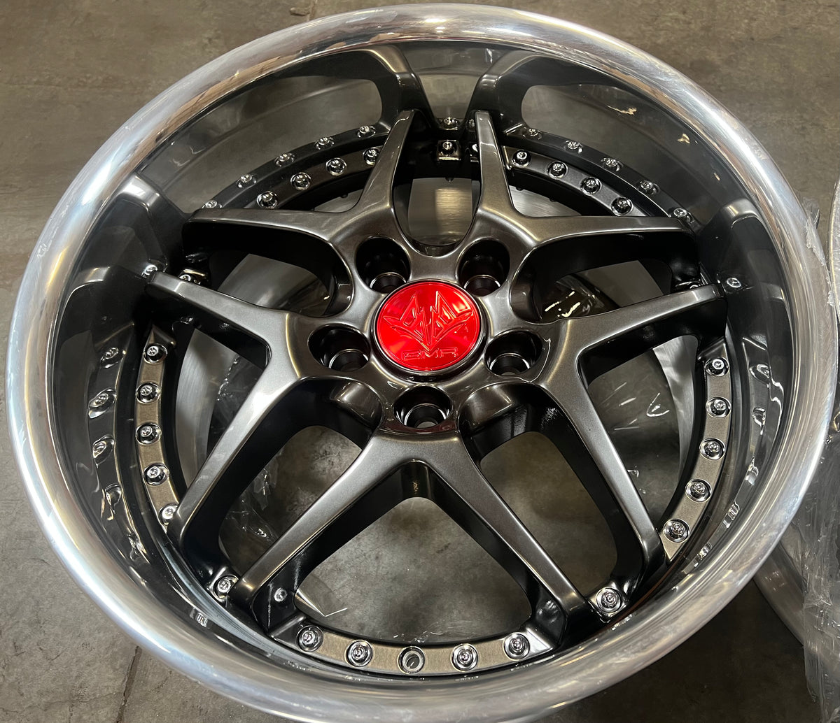 17” GMR Evoke 5x114.3 (Titan black) – VR Wheels